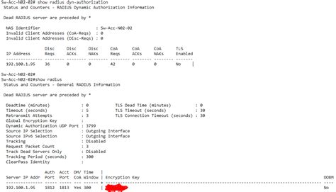 Solved 8021x Coa Reauthenticate Aruba Switch Cisco Community