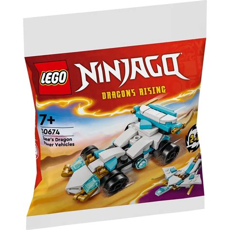 LEGO Ninjago Zane S Dragon Power Vehicles Polybag Amazon Co Uk Toys Games