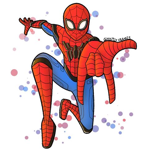 Spiderman Cartoon Drawing How To Draw A Chibi Spider Man In A Few Easy