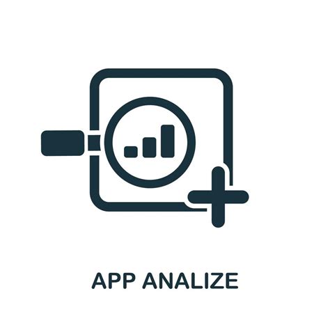 App Analyse Icon From Mobile App Development Collection Simple Line App Analyse Icon For