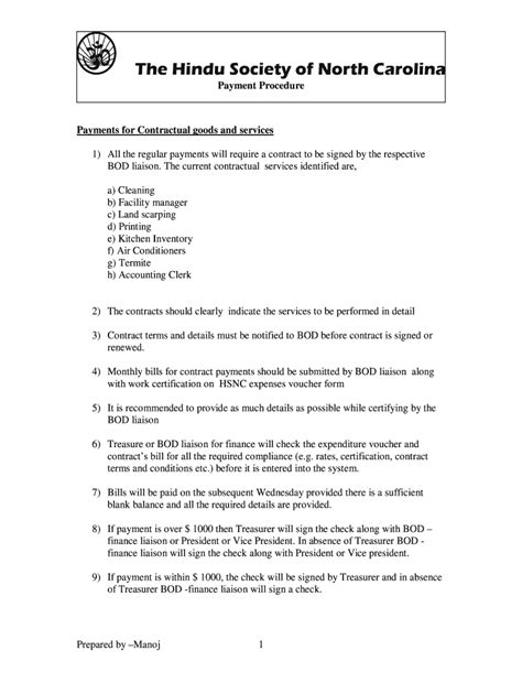 Fillable Online Payment Procedure Fax Email Print PdfFiller