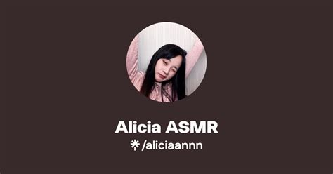 Alicia ASMR | Instagram, TikTok | Linktree