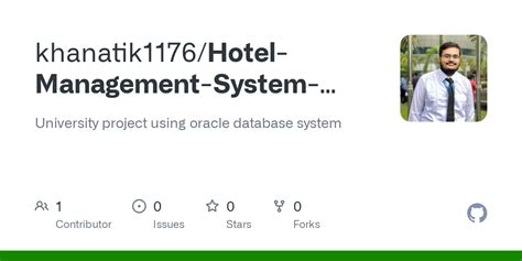 Github Khanatik1176hotel Management System Using Oracle Database University Project Using