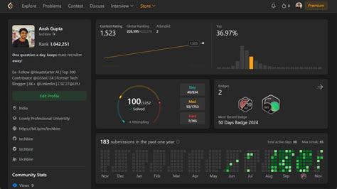 ansh gupta on linkedin leetcode codingjourney 100questions datastructures algorithms…