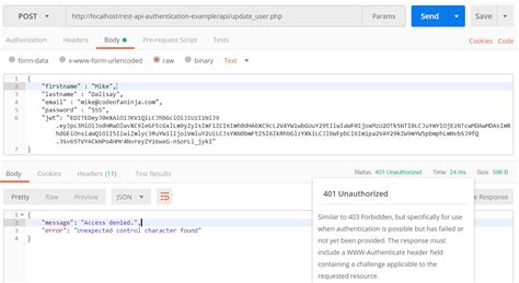 REST API Authentication Example In PHP JWT Tutorial