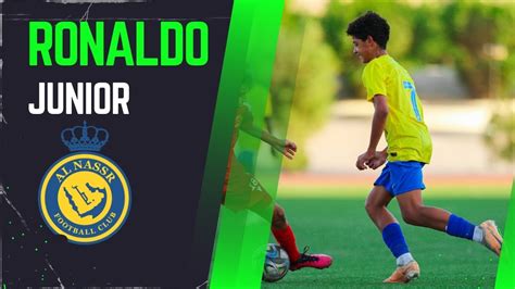 كريستيانو رونالدو الصغير يشارك مع النصر لأول مرة Youtube