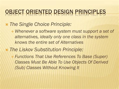 ppt object oriented design principles powerpoint presentation free