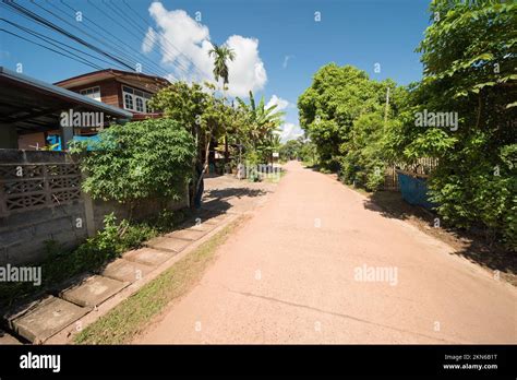 Small Village In Isan In Thailand Thung Yai In The Province Of Udon