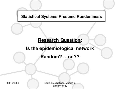 Ppt Scale Free Network Models In Epidemiology Preliminary Findings