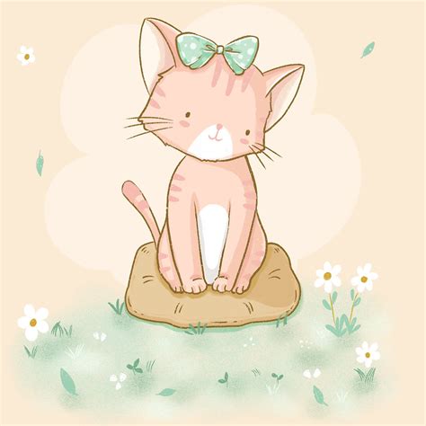 How To Draw Cute Cat Sitting On A Pillow In Procreate Easy Tutorial For Beginners With Arty Arts