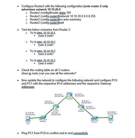 Solved Lab OSPF And EIGRP Objective To Study OSPF And Chegg Com
