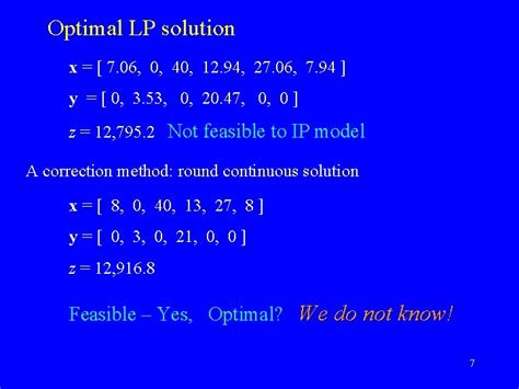 Lecture 6 Integer Programming Models Topics General Model