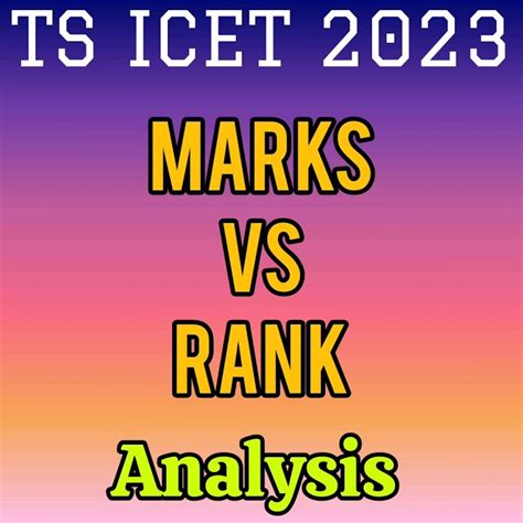 Ts Icet Narks Vs Rank Full Analysis Ts Icet Marks Vs Rank 2023🤯 Ts Icet