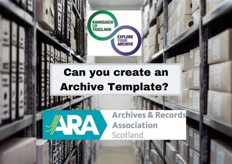 Can You Create An Archive Template 2021 Community Archives And