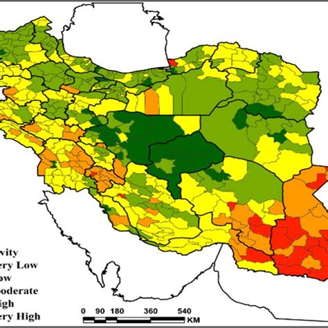 Drought Vulnerability In Iran Based On Exposure Component Download