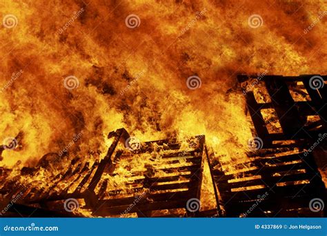 Raging Fire Stock Image Image Of Flames Heat Fireblaze 4337869