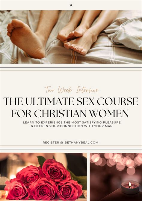 The Ultimate Sex Course For Christian Women Bethanybeal