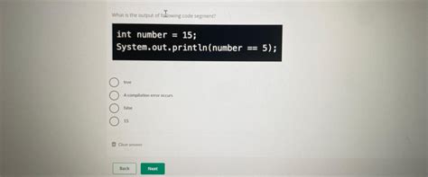 Solved What Is The Output Of Following Code Segmentint