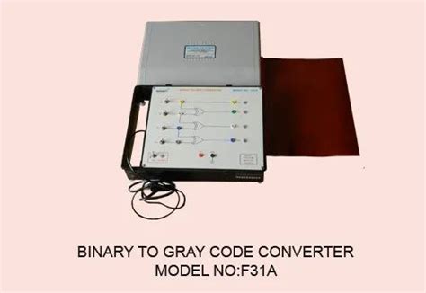 Binary To Gray Converter For Laboratory Model Namenumber F31a At
