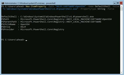 Openssh For Powershell Falling Through The Clouds