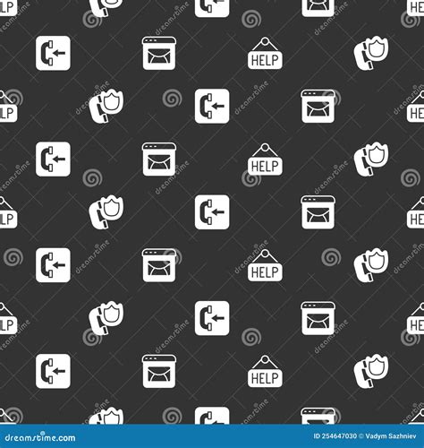 Set Signboard with Text Help, Telephone Handset Shield, Incoming Call and Mail E-mail on ...