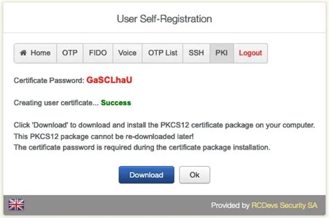 User Self Registration RCDEVS Online Documentation HowTos