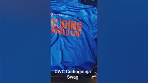 codingninja cwc swag cricket world cup codingninja swag cwccodingninja youtube