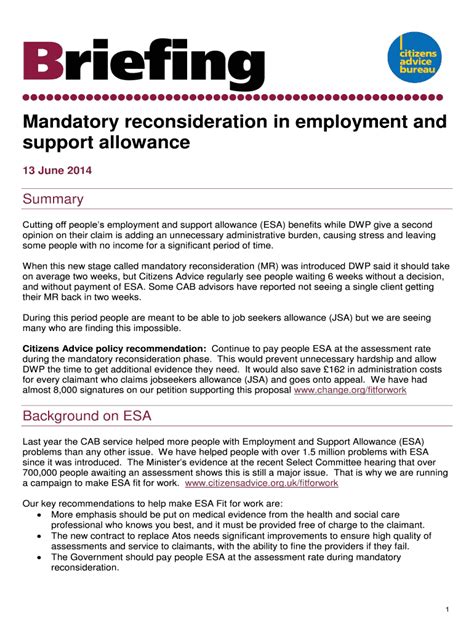 Fillable Online Mandatory Reconsideration In Employment And Fax Email Print Pdffiller