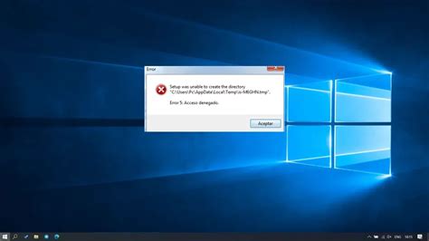 How To Fix Error 5 Access Denied In Windows
