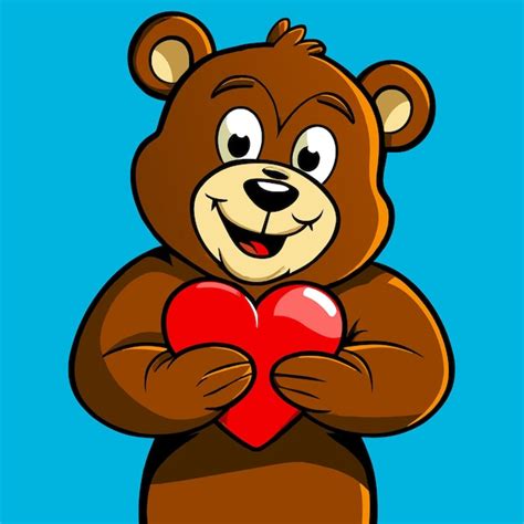 Premium Vector Playful Bear Cub Hiking Fun