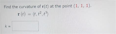 Solved Consider The Vector Function Given Below