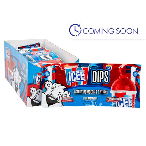 Icee Dips Candy Powder 3 Pack 141 Oz Nassau Candy