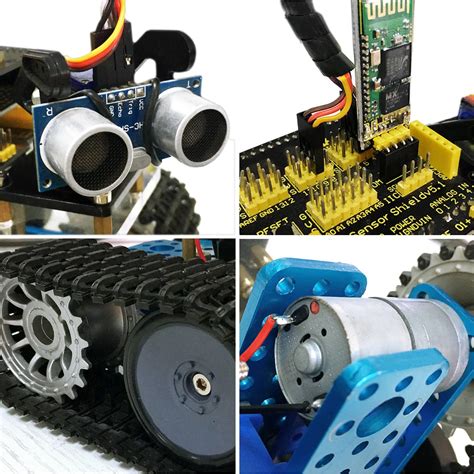 diy mini tank smart robot kit for arduino robot education programming