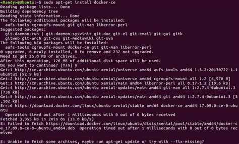 在 Ubuntu 1604 中安装 Docker Ce Win Notes