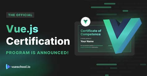 Vue School On Linkedin The Official Vuejs Certification Program Is
