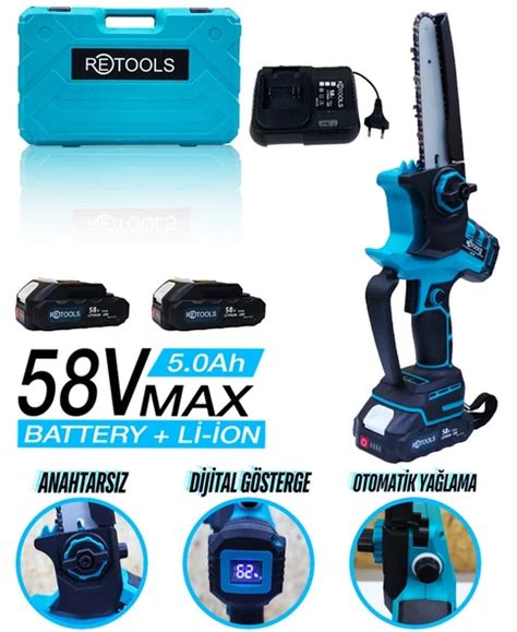 Retools Dİjİtal GÖstergelİ Budama Testeresİ 2024