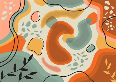 Hand Drawn Abstract Shapes Background 25861649 Vector Art At Vecteezy