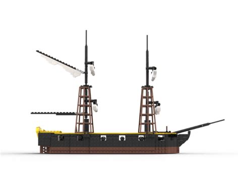 Lego Moc 152595 Royal Navy Sloop Of War By Simonbricks Rebrickable