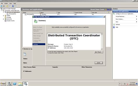 Windows Failover Cluster Msdtc Resource Install