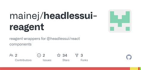 Github Mainejheadlessui Reagent Reagent Wrappers For Headlessui