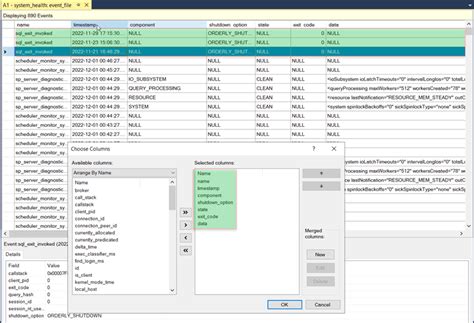 Object Explorer Choose Columns SQL Server Consulting Straight Path