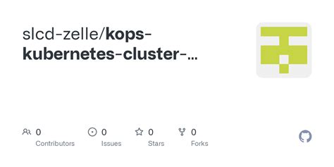 github slcd zelle kops kubernetes cluster setup aws