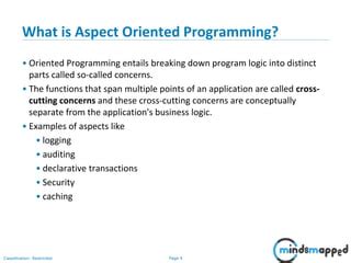 Session Spring Part Aop Pptx Programming Languages Computing