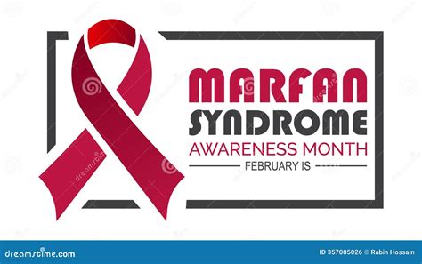Marfan Syndrome Awareness Month Genetic Helix Icons And Blue Ribbons