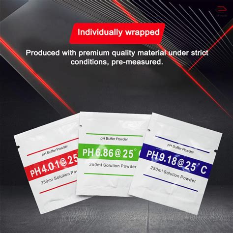 [local Life] Ph Meter Calibration Point 3 Type Ph Buffer Powder Set