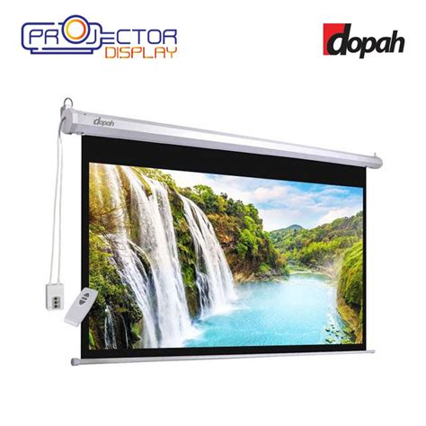 Dopah Dp Venova Meki Motorized Electric Lcd Projector Screen Motorized 5x5 60x60