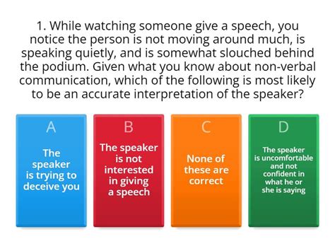 How To Analyze Non Verbal Communication Quiz