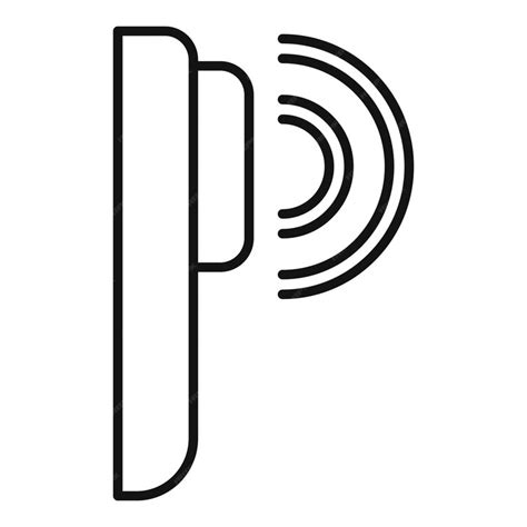 Premium Vector Scan Ray Palm Icon Outline Vector System Identity