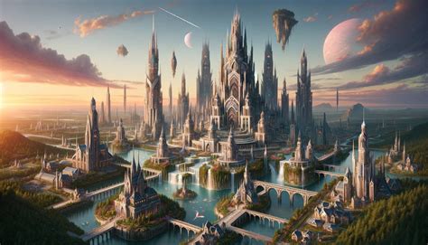 Majestic Floating Citadel At Sunset By Peltivuyda On Deviantart