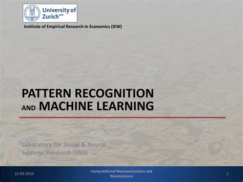ppt pattern recognition and machine learning powerpoint presentation